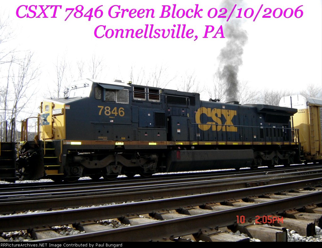 CSXT 7846 C40-8W 02/10/2006